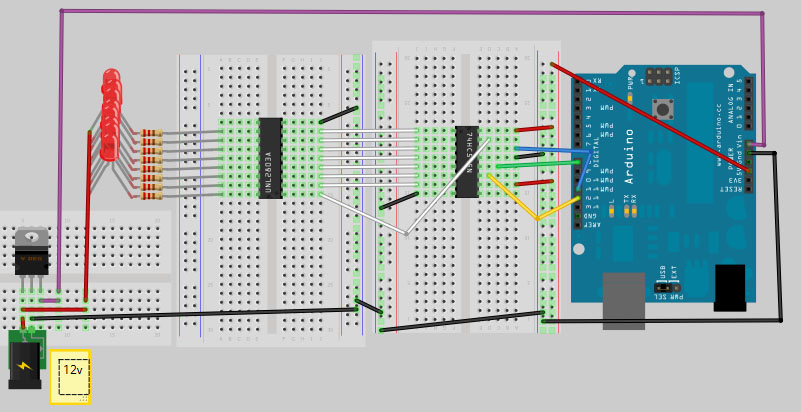 ShiftOut a 12v - Generale - Arduino Forum